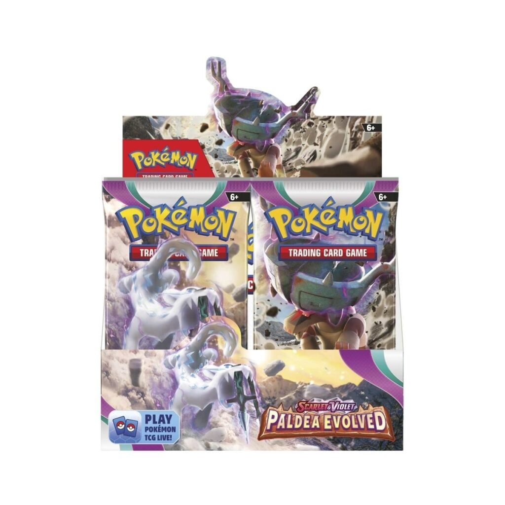 Pokémon TCG Scarlet & Violet – Paldea Evolved Display Box – Ludus ...