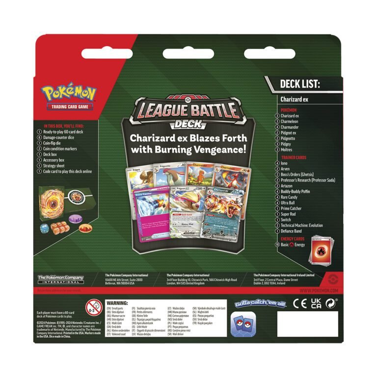 Pokemon TCG Charizard Ex League Battle Deck – Ludus Magnus Peru