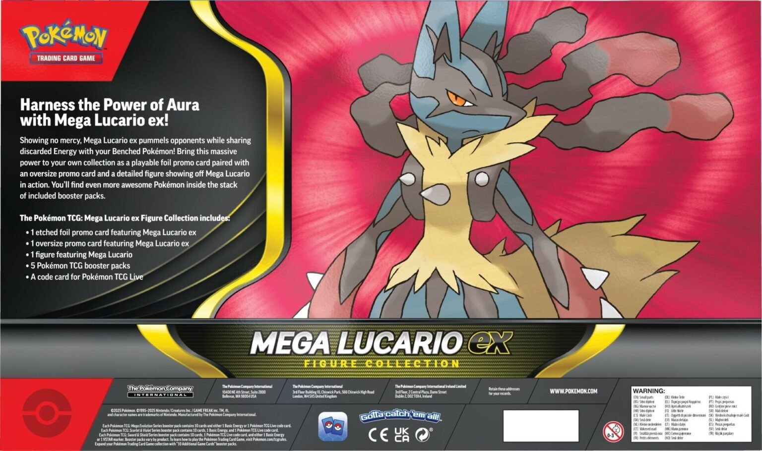 Pokemon TCG: Mega Lucario ex Figure Collection – Ludus Magnus Peru