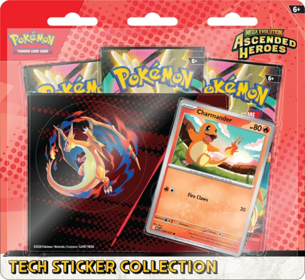 Pokemon TCG Mega Evolution Ascended Heroes Premium Tech Sticker ...